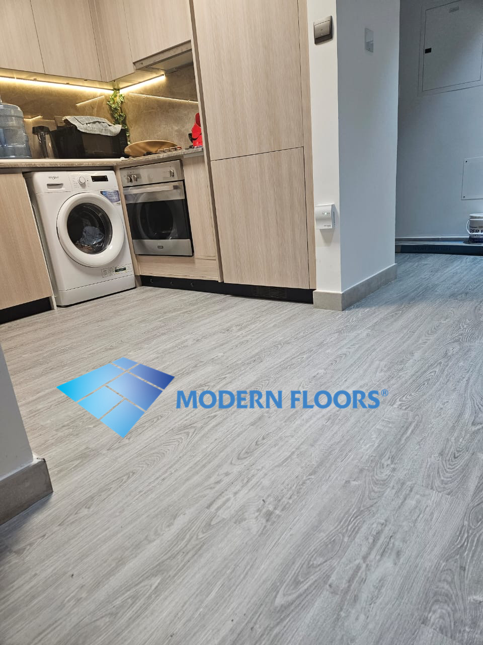 Misty Wooden Grey Luxury Dry Back Luxury Vinyl(PVC) Tiles(LVT)