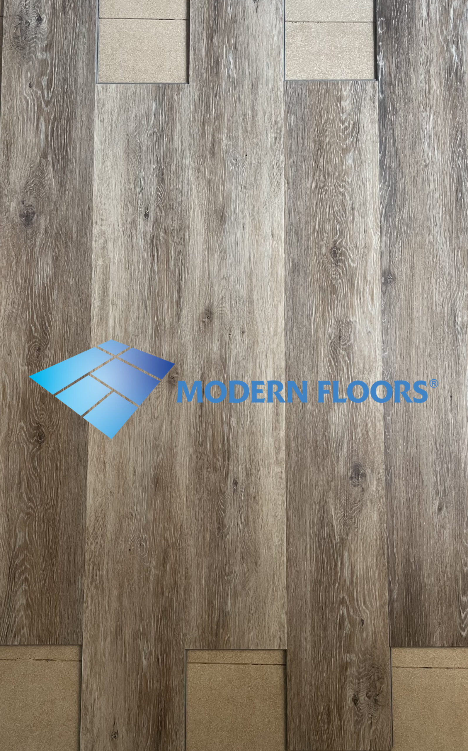 Greige Wooden Brown SPC Super Core Click Lock Tiles