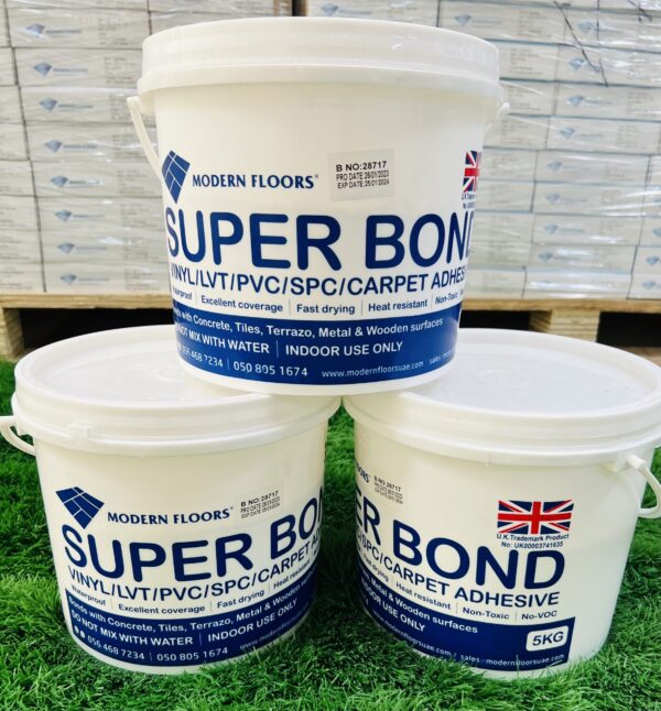 Super Bond - Vinyl / LVT / PVC / SPC / Carpet Tiles Adhesive (5kg)
